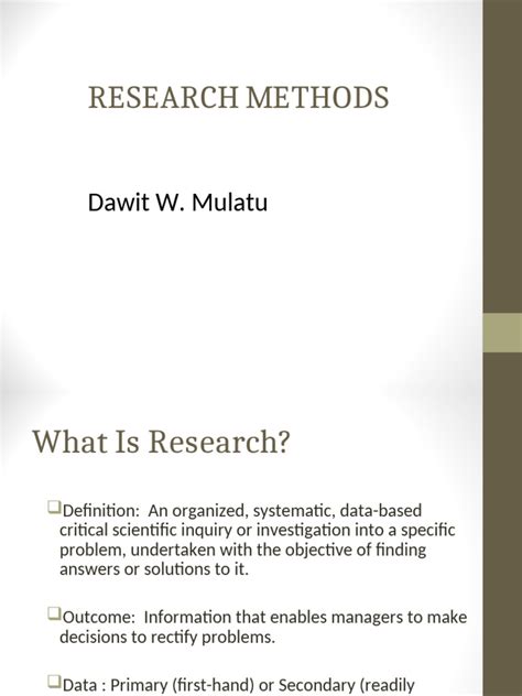 Lecture Notes Research Methods Pdf Sampling Statistics Scientific Method