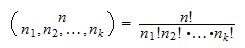 Multinomial Coefficient