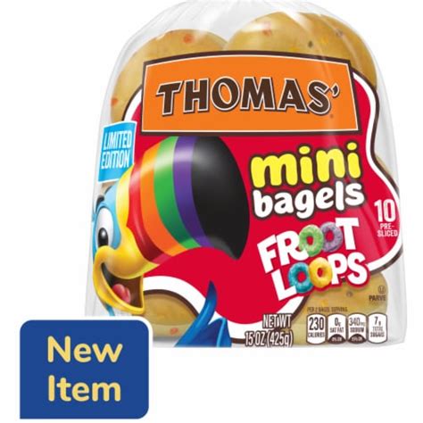 Thomas Froot Loops Mini Bagels 10 Pc 15 Oz Ralphs