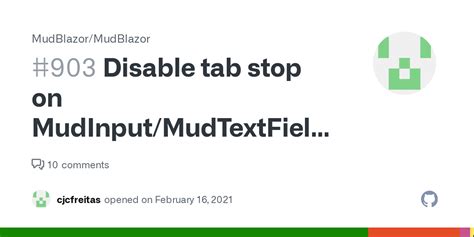 Disable Tab Stop On Mudinputmudtextfield Adorment · Issue 903