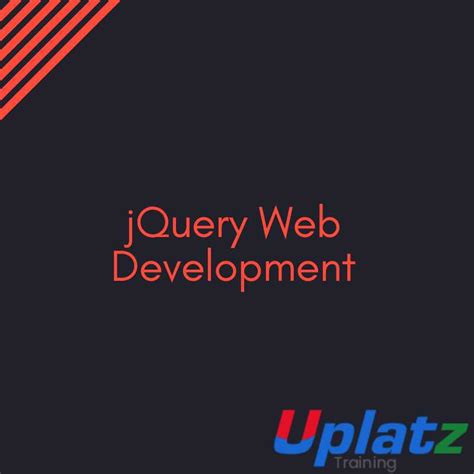 Jquery Web Development Training And Certification Course Become Jquery