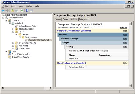 how to deploy a computer startup script via group policy stone