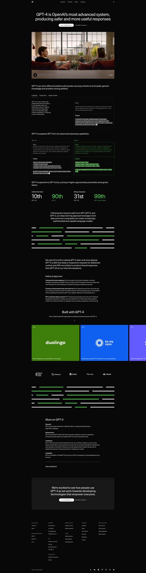 OpenAI Website Design Lapa Ninja