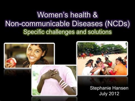 Women And Ncds Pptx Lung And Respiratory Health Diseases And