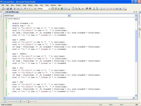 Examples Of Rounding And Truncating Floating Point Values In C Plus Plus