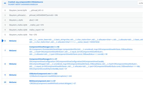 Help CKButtonComponent Crashed Sometimes Issue Facebook Componentkit GitHub