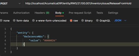 Creating An InventoryIssue Via REST API Community