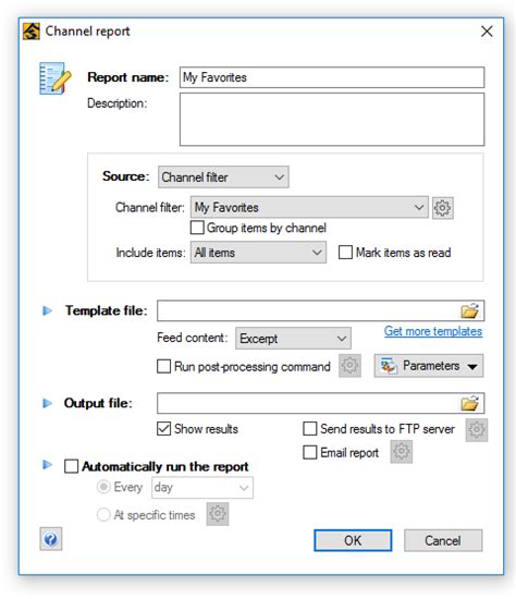 Configuring Reports