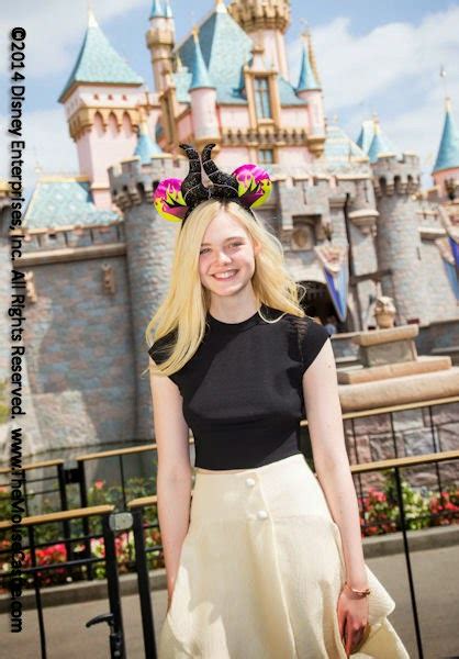Disney News And Interviews From The Mouse Castle Elle Fanning Visits