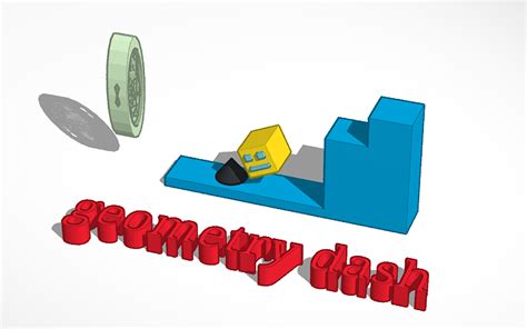 3d Design Geometry Dash Tinkercad