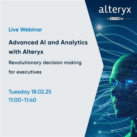 Ai Dataanalysis Webinar Businessintelligence Alteryx One Bi