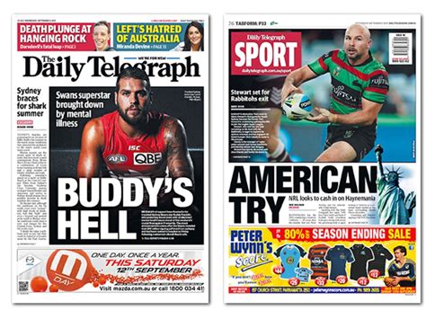 Our Daily And Sunday Telegraph Front Pages Daily Telegraph
