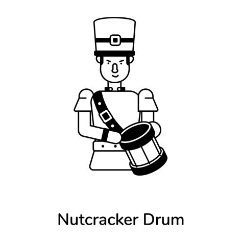 Trendy Nutcracker Drum 35342259 Vector Art At Vecteezy