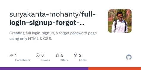 Github Suryakanta Mohantyfull Login Signup Forgot Page Design Creating Full Login Signup