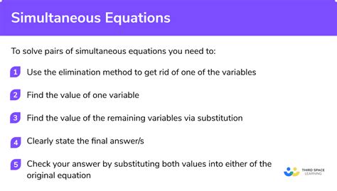 How To Solve Simultaneous Equation Elimination Method Tessshebaylo