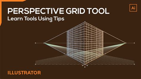 Perspective Grid Tool Adobe Illustrator Tutorial Youtube