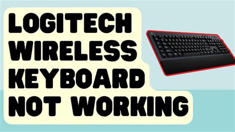 The Logitech Keyboard Stopped Working