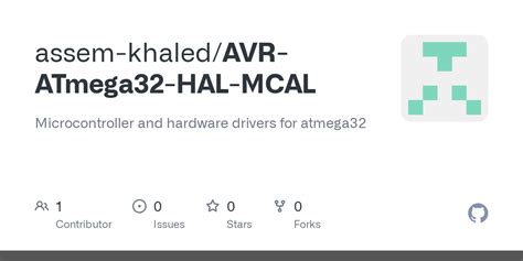 Github Assem Khaledavr Atmega32 Hal Mcal Microcontroller And