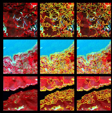 typical results of a traditional multi resolution segmentation method