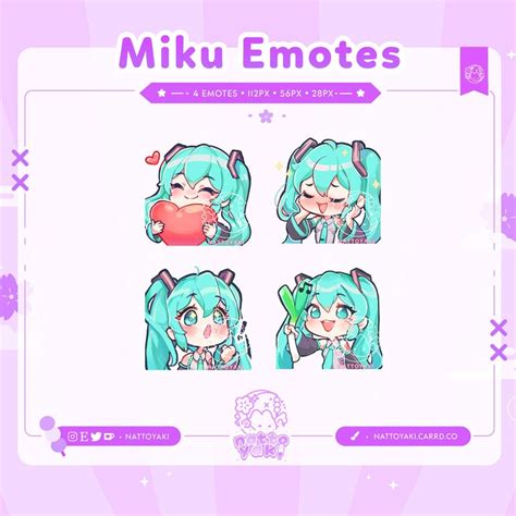 Hatsune Miku Png Etsy