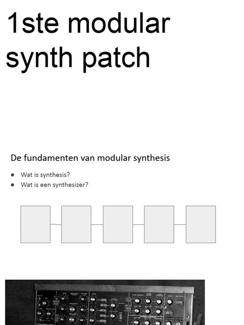 Modular Synth Patches Pdf