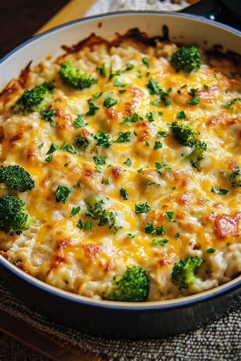 Cheesy Chicken Broccoli Bake Recipe Recipepioneer