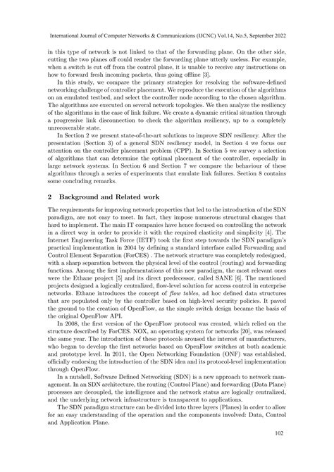 Controller Placement Problem Resiliency Evaluation In Sdn Based