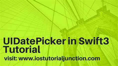 Select Date From Datepicker Using Swift In Ios App Development Youtube