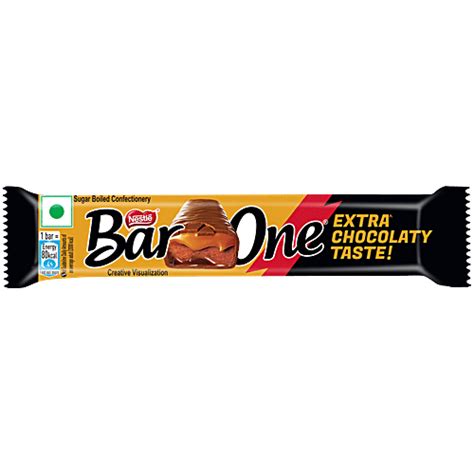 Buy Nestle Chocolate Bar Bar One Nougat Caramel Filled 22 Gm Pouch