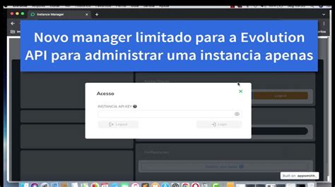 Evolution Api Manager De única Instancia Youtube