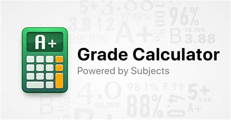 Grade Calculator — Grades And Gpa Computation By Subjects