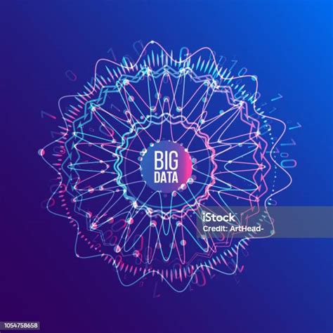 Struktur Koneksi Konsep Visual Array Data Ilustrasi Stok Unduh Gambar