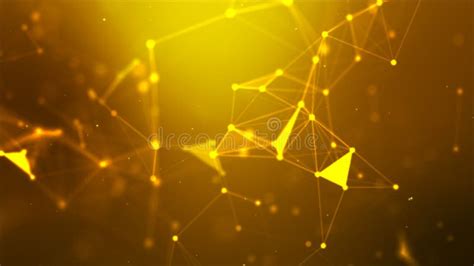 Abstract Background Dot And Connect Line For Cyber Technology Futuristic And Network Connection