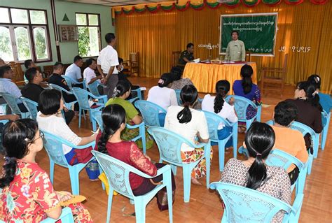 တာမွေမြို့နယ်၌ အဂတိလိုက်စားမှုတားဆီးကာကွယ်ရေးဆိုင်ရာ အသိပညာပေးဟောပြောပ