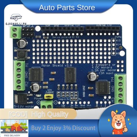 Tb6612 Mosfet Stepper มอเตอร์ Pca9685 มาตรฐาน Iic I2c Pwm Servo Driver Shield V2 สําหรับหุ่นยนต์