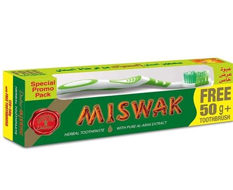 Dabur / Зубная паста Дабур Мисвак/Dabur Miswak Herbal/190 г + щётка ...