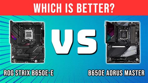 Asus Strix B E E Gaming Wifi Vs Gigabyte B E Aorus Master Xtremegaminerd