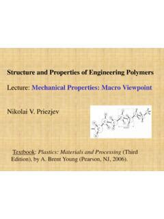 Lecture Notes On Structure And Properties Of Engineering Lecture Notes On Structure And