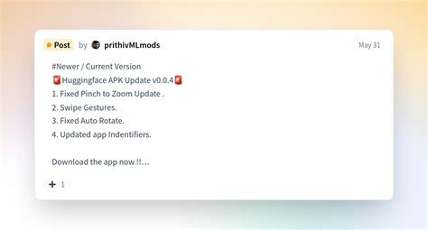 Prithivmlmods On Hugging Face Newer Current Version 🚨huggingface Apk Update V004🚨 1