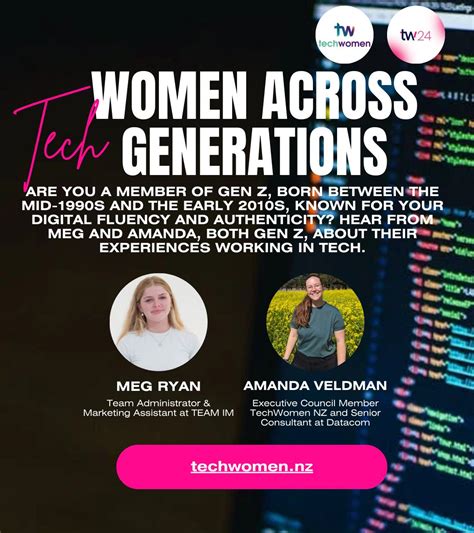 Gen Z Women Across Generations Techwomen Meg Ryan
