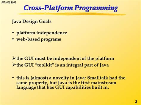 Fit Fit1002 Computer Programming Unit Basic Gui Programming Ppt Download
