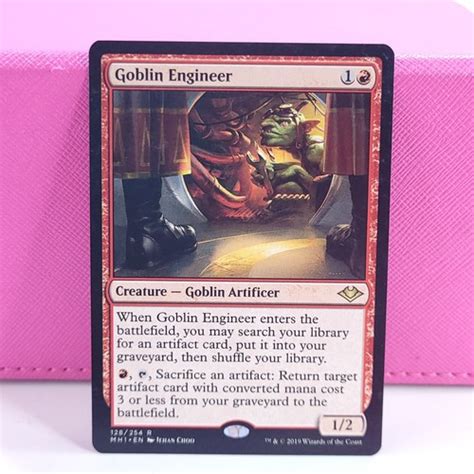Mtg Goblin Engineer Modern Horizons Ebay