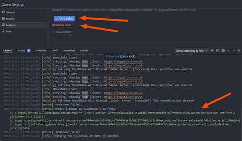Indexing Error Handshake Fails Every Single Time On My Codebase Bug Reports Cursor