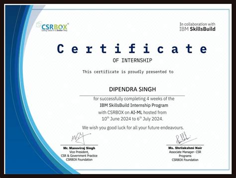 Dipendra Singh On Linkedin Ai Machinelearning Internship Ibm Skilldevelopment Aiinnovation