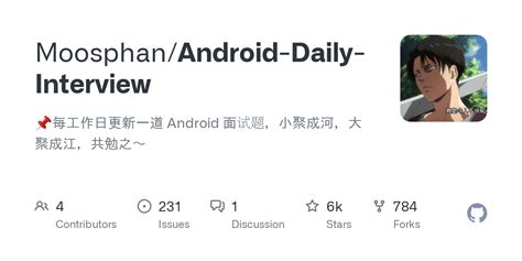 Github Moosphan Android Daily Interview Pushpin Android