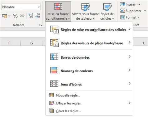 Mises En Forme Conditionnelles