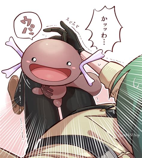 Rika And Paldean Wooper Pokemon And 1 More Drawn By Ponponymmtknsk