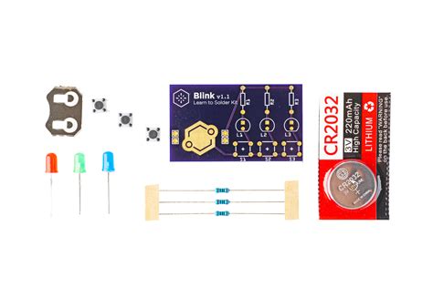 Learn To Solder Kit Blink Learn To Solder Kits