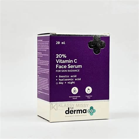 The Derma Co 20 Vitamin C Face Serum For Skin Radiance 20ml