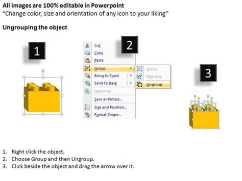 PowerPoint Template Chart Lego Blocks Ppt Template